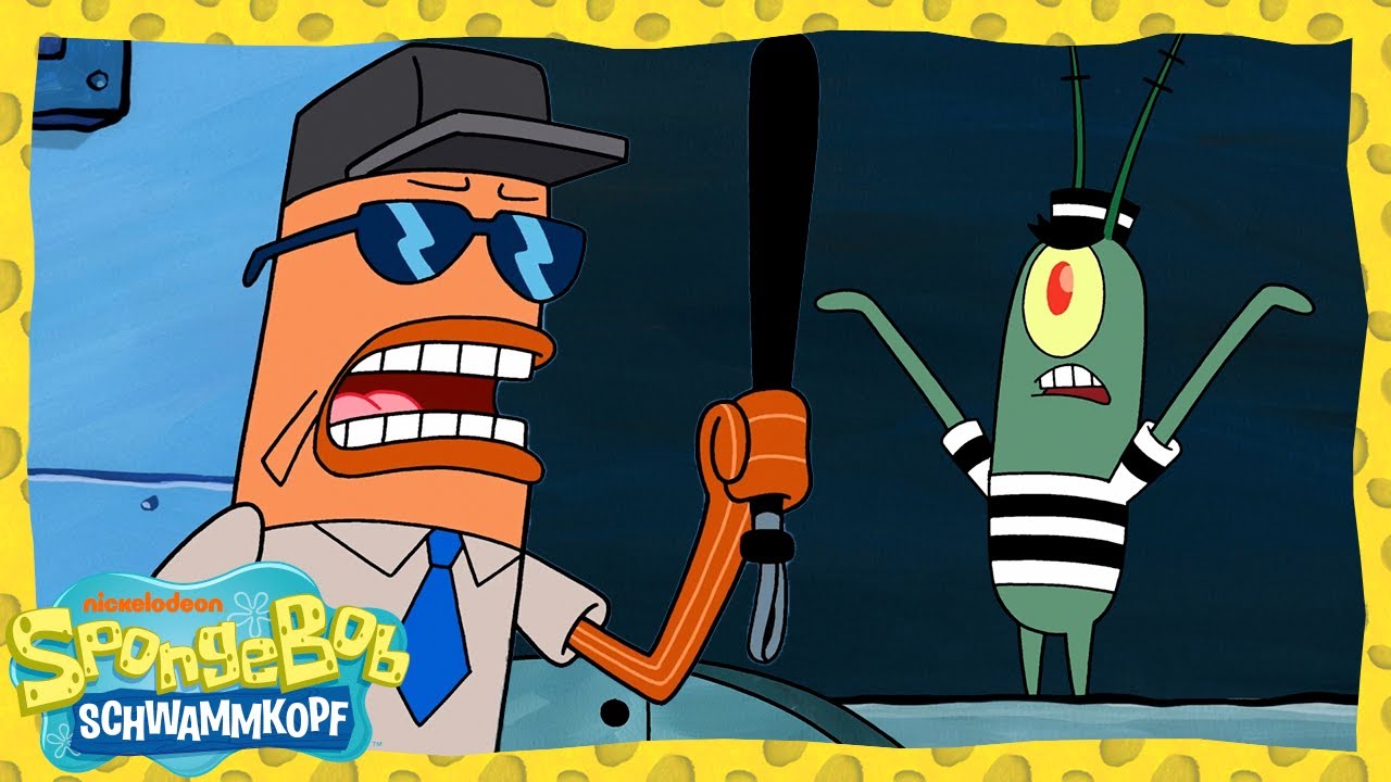 SpongeBob | Plankton im Knast! | SpongeBob Schwammkopf - YouTube