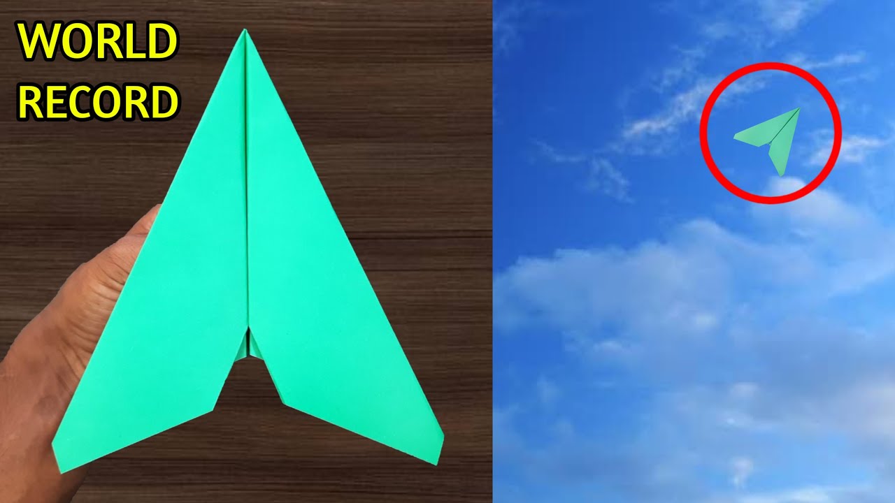 How To Make The New World Record Paper Plane 2022 YouTube how-to-make-the-new-world-record-paper-plane-2022-youtube