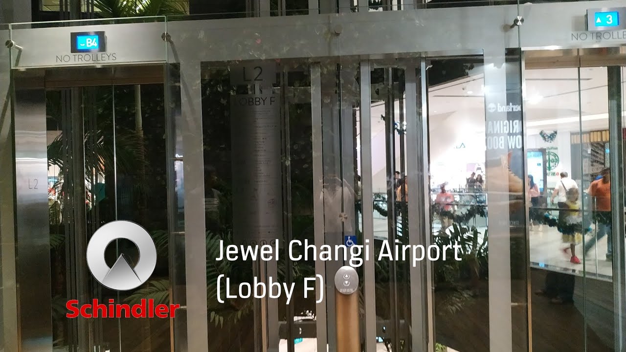 Schindler lifts at Jewel Changi Airport (Lobby F) - YouTube