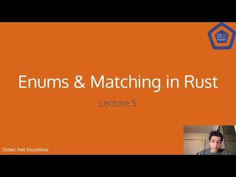 Enums & Matching in Rust - CS 128 Honors Lecture 5 - YouTube