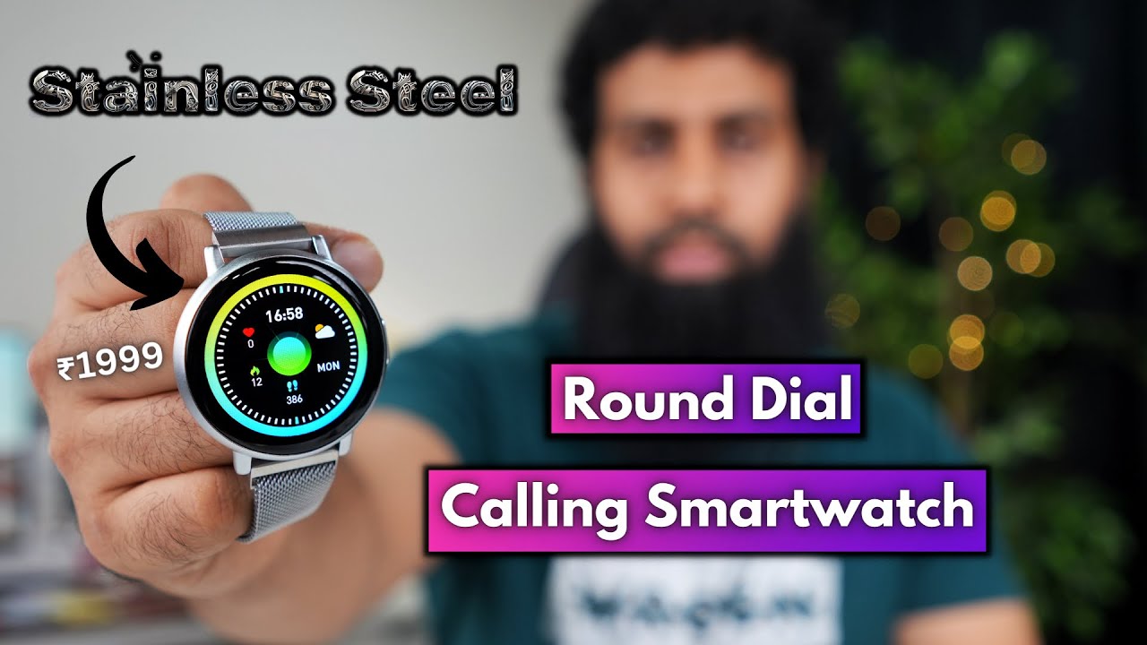 Stainless Steel Round Dial Smartwatch under 1999 | Fire-Boltt Destiny ...