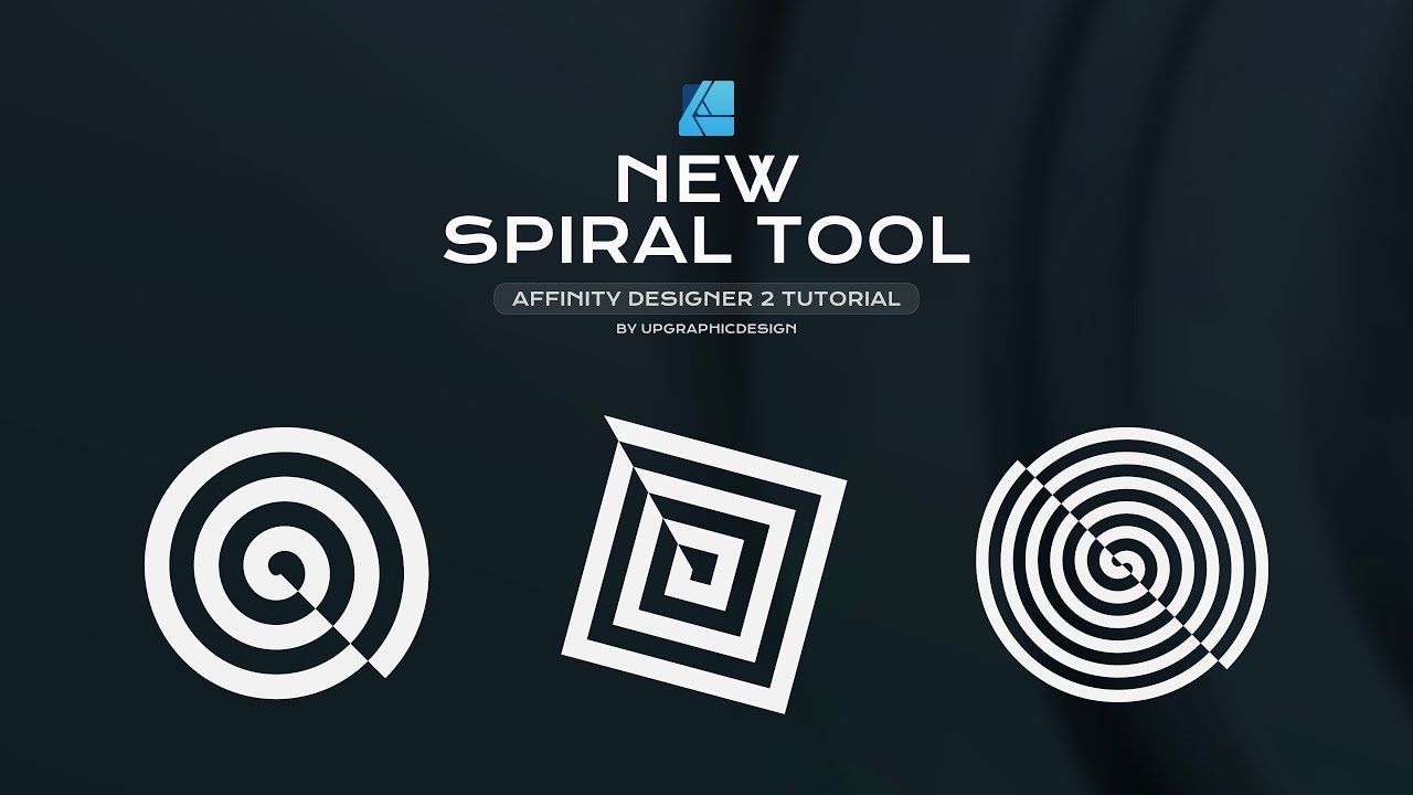 New Spiral Tool in Affinity Designer 2.3 Update - YouTube