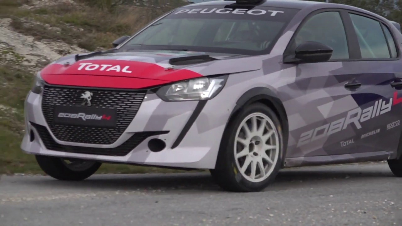 Peugeot 208 Rally 4 on the road - YouTube