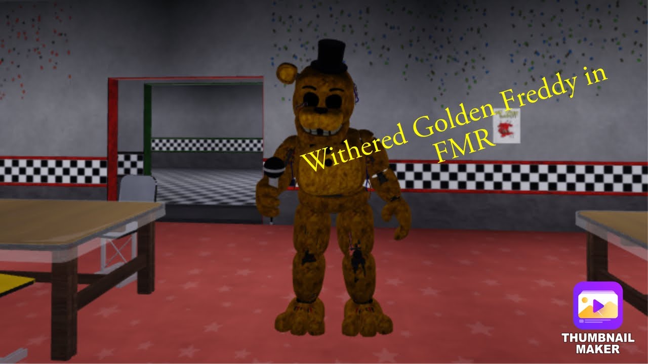 The Withered Golden Freddy Badge!?!?!? (Roblox Fred Bear’s Mega Role ...