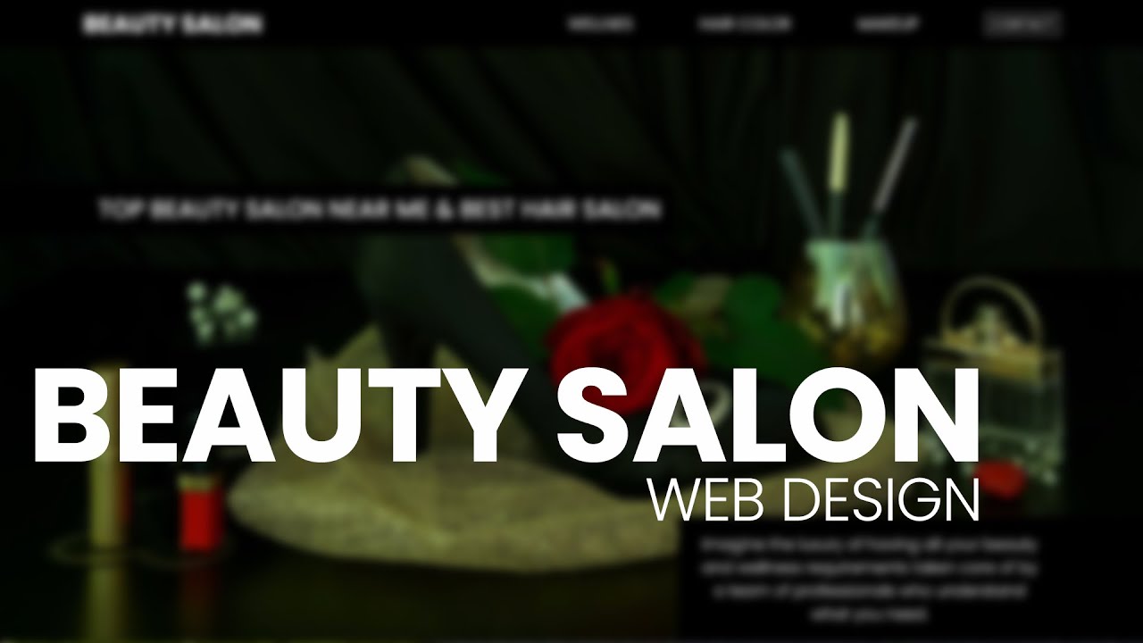 Easy website Design for Your Business - BEAUTY SALON - YouTube