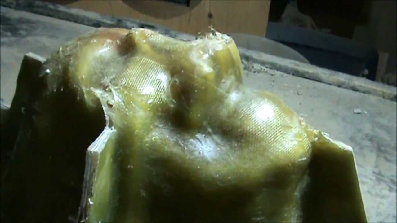 HOW TO MAKE A CUSTOM FIBERGLASS SKULL MOLD PART 4 - YouTube