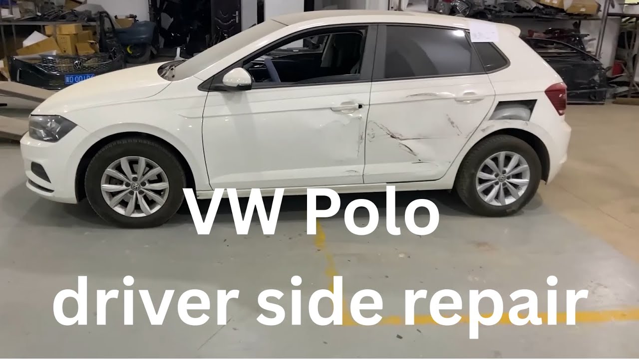 VW Polo driver side repair - YouTube
