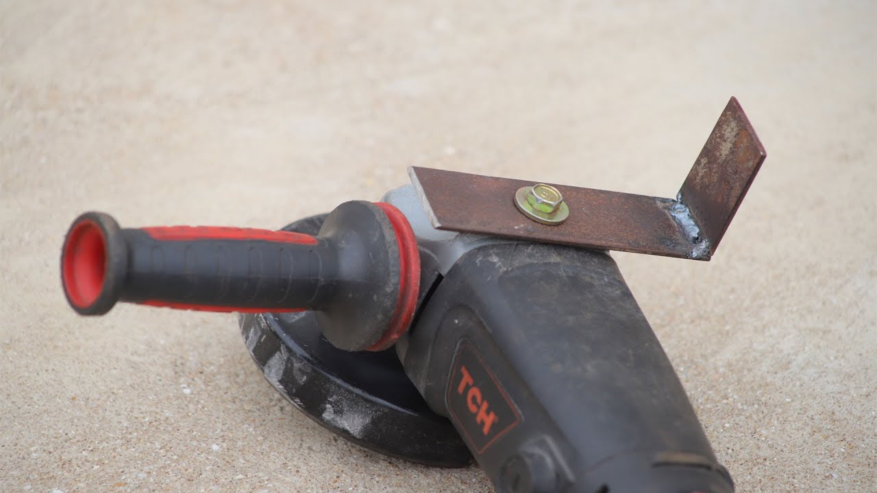 Many people know about the angle grinder job - YouTube