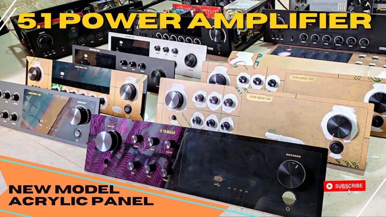 5.1 Amplifier For Home Use / New Panel Designs - YouTube