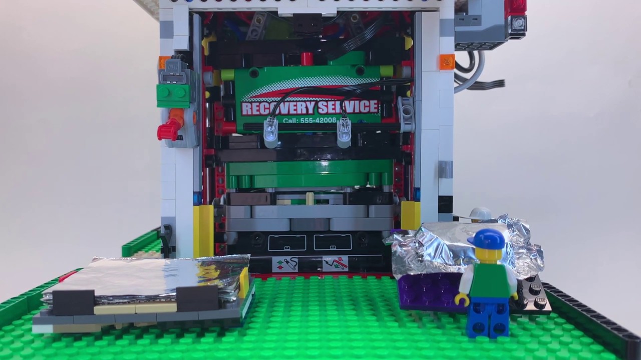Lego Mechanical Press - YouTube