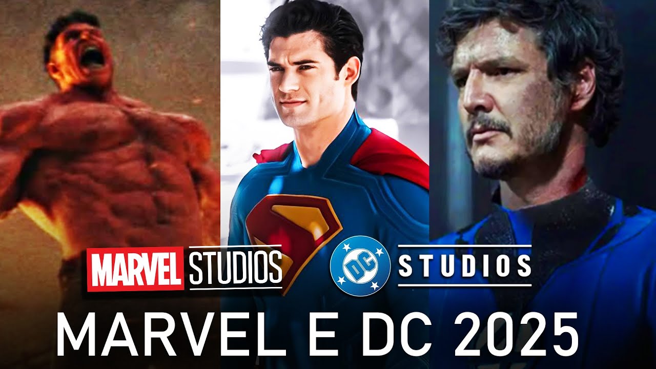 SAIU A LISTA OFICIAL!! TODOS OS 13 FILMES E SÉRIES DC STUDIOS E MARVEL ...