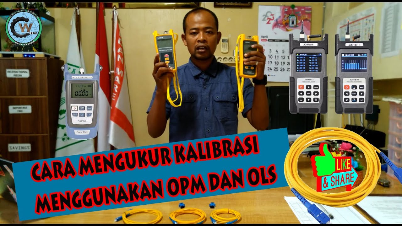 CARA MENGUKUR KALIBRASI REDAMAN DENGAN MENGGUNAKAN OPM DAN OLS - YouTube