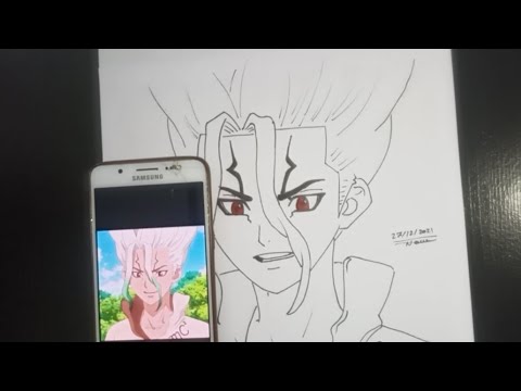 How to Draw Senku | Step By Step | Dr.Stone - YouTube