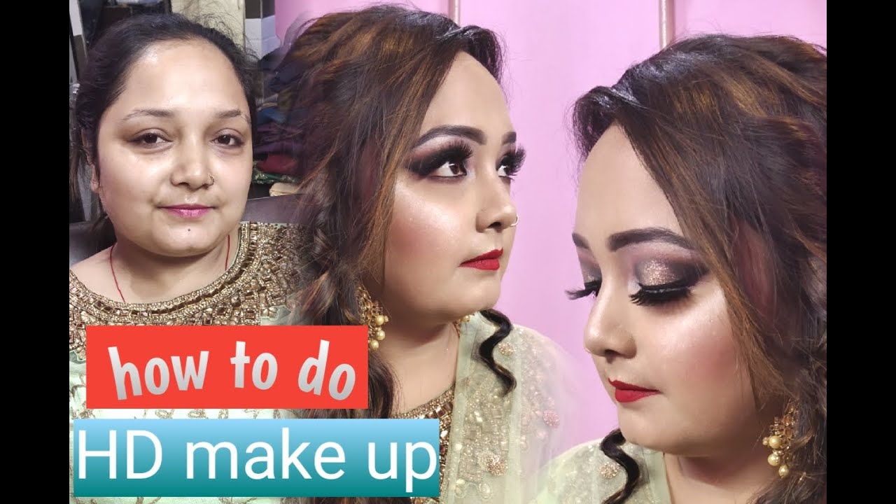 How to do HD Party Makeup - YouTube