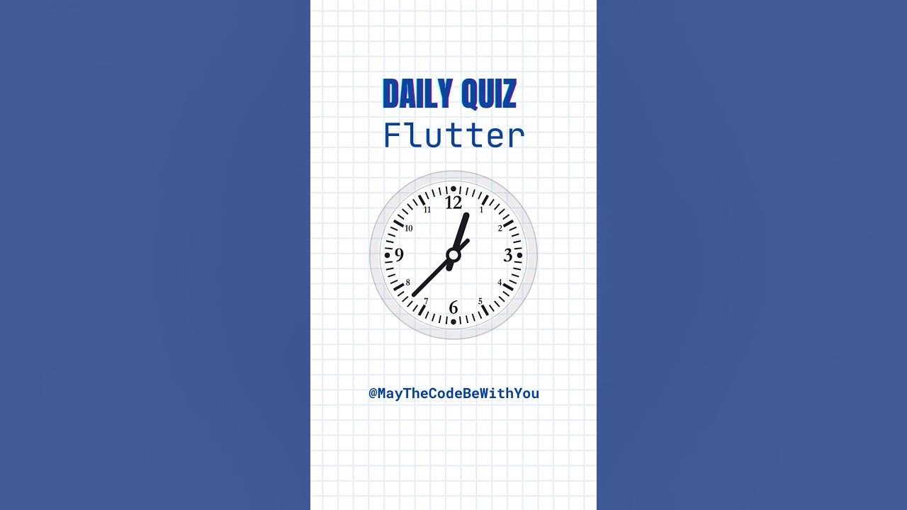 Conquer Flutter Daily Quiz Quiz Flutter Flutterproject Fluttertutorial Flutterdeveloper
