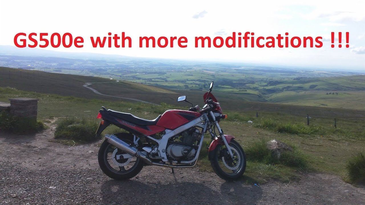 gs500e with more modifications - YouTube