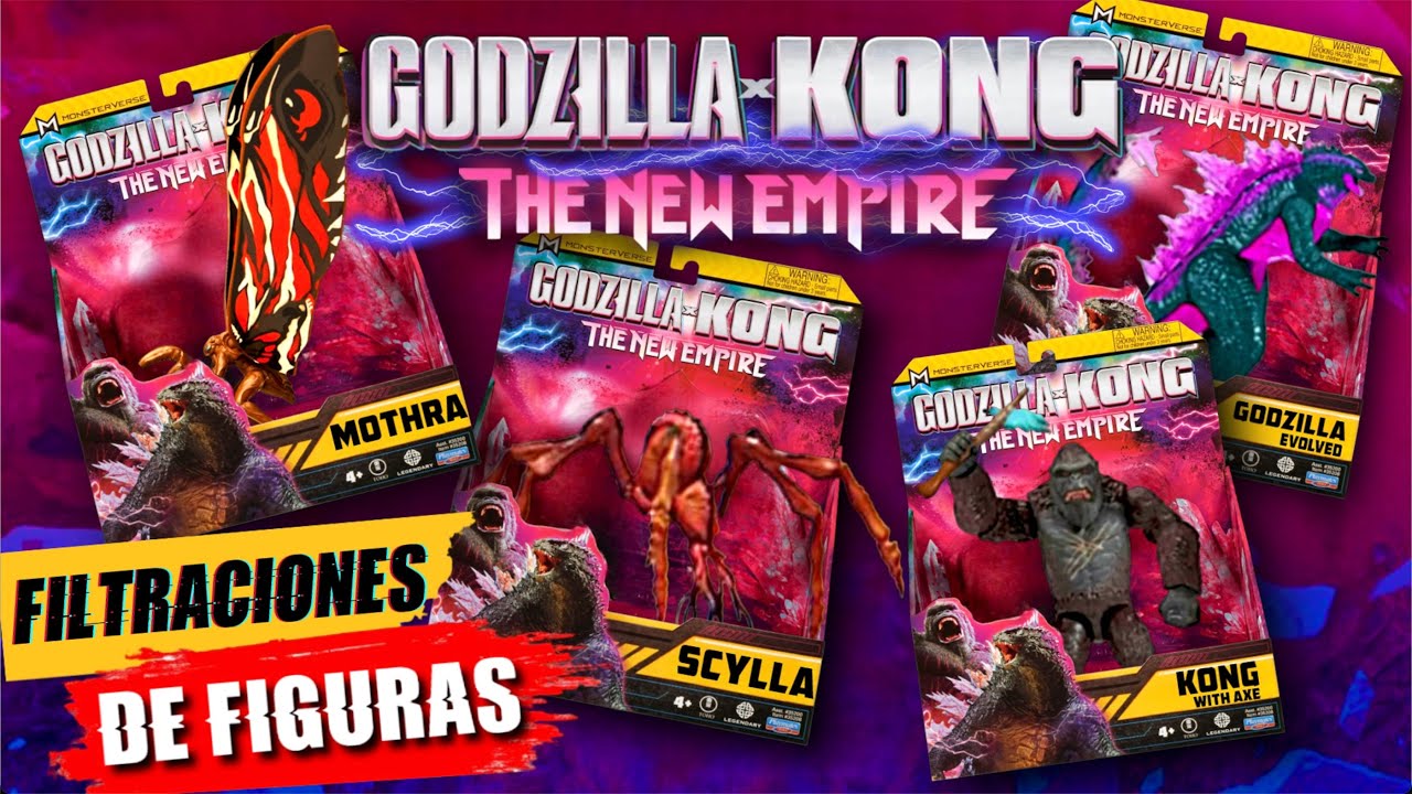 FILTRACIONES de FIGURAS de Godzilla x Kong: The New Empire | MOTHRA ...