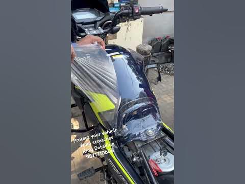 Honda SP 125 PPF Lamination #ppf #viral #bikedetailing #lamination #wrapping #sp125 - YouTube