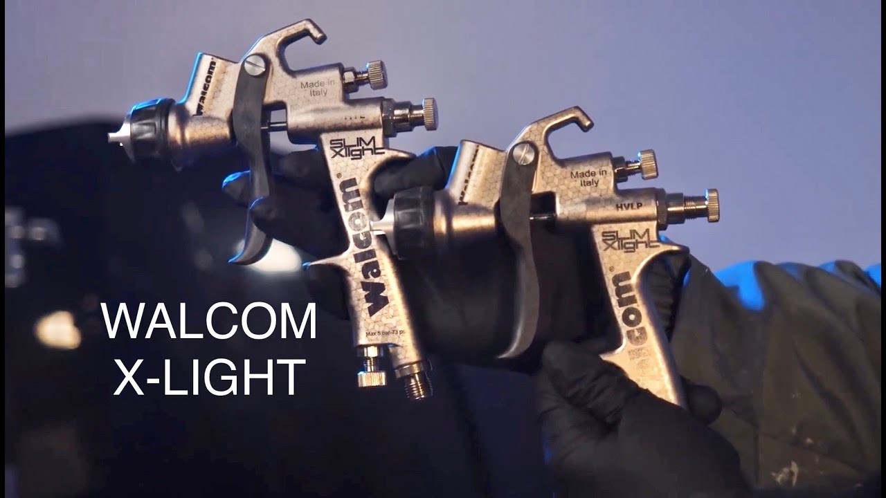 Краскопульты Walcom X-Light HTE и HVLP обзор и тестирование - YouTube