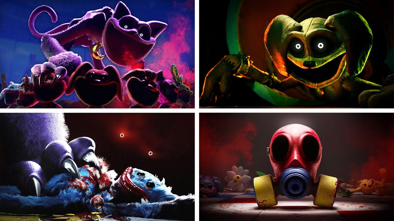 Poppy Playtime: Chapter 3 - All Game Trailers and Teasers! - YouTube