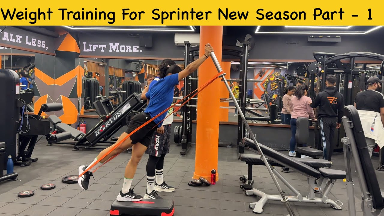Weight Training For Sprinter New Season Part - 1 - YouTube