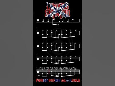 Sweet Home Alabama Drum Beat | Lynyrd Skynyrd @chamisdrums #shorts # ...