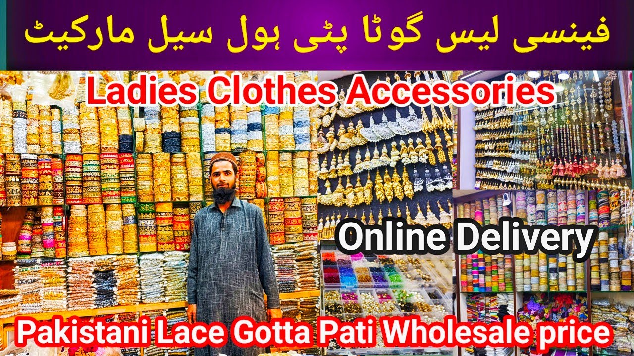 Pakistani Lace Gotta Pati | Fancy Lace |Lavish Shopping Mall | Ladies ...