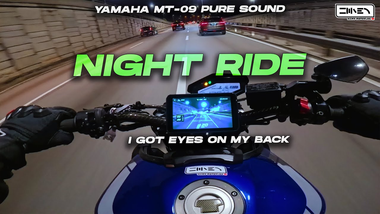 Night Ride. | Yamaha MT-09 Yoshimura R55 Insta360 Ace Pro Night Pure ...