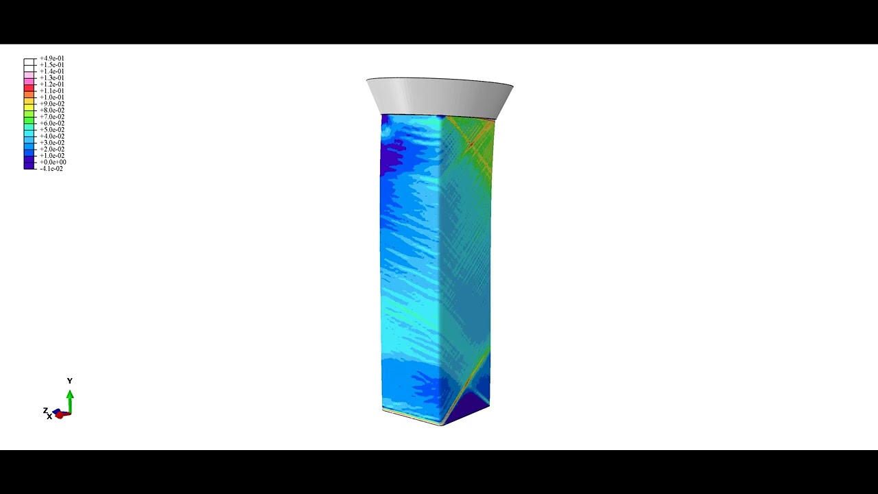 Micropillar compression test with geometrical imperfection: effective ...