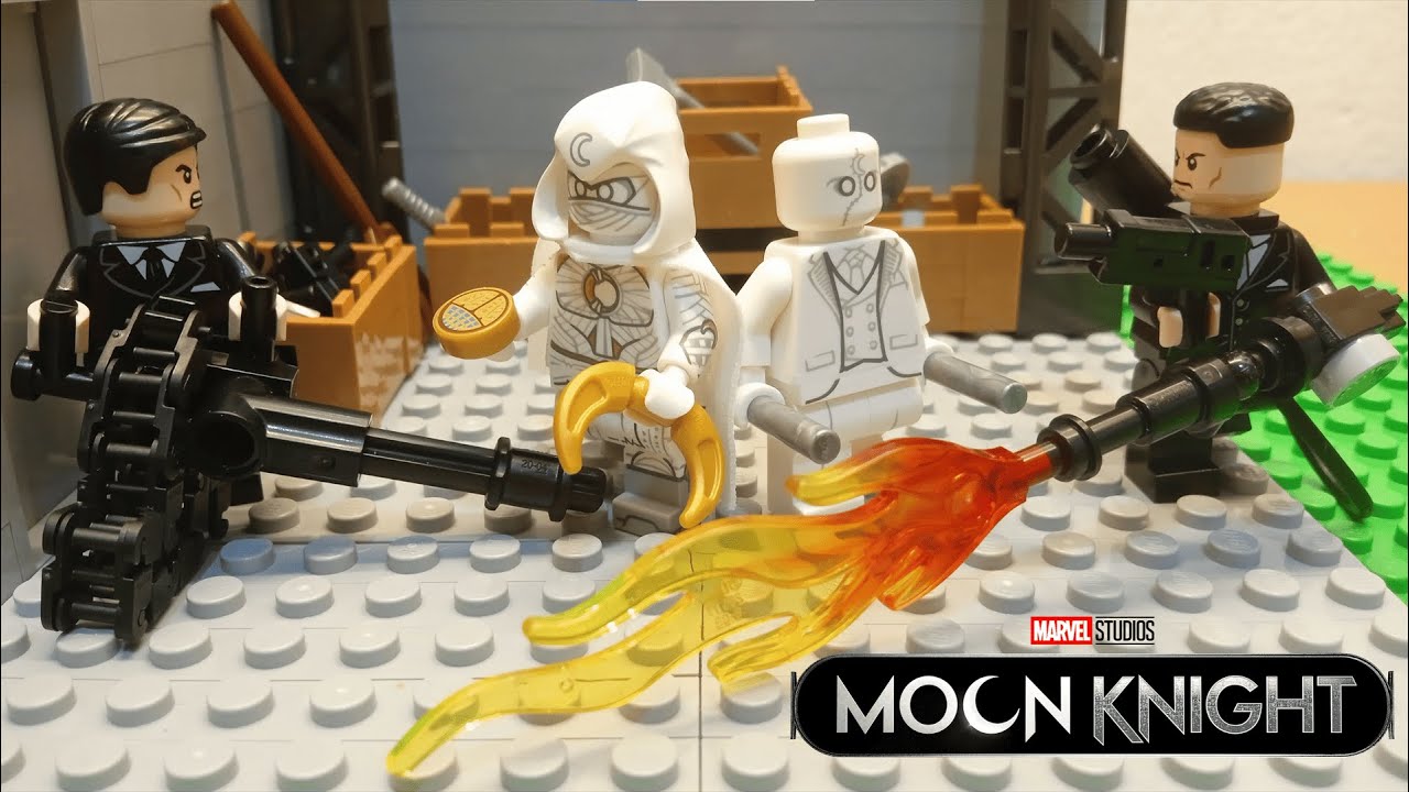 Lego Superheroes Stop Motion Moon Knight - YouTube