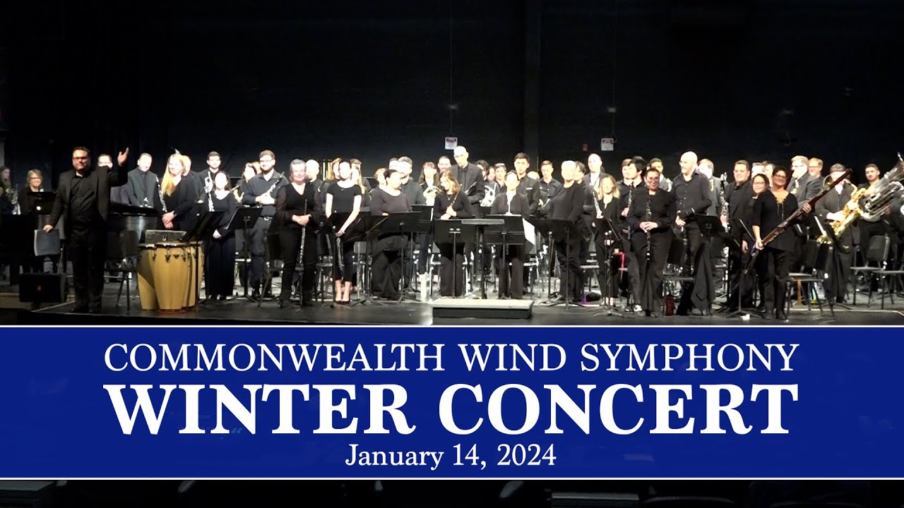 Commonwealth Wind Symphony Winter Concert - January 14, 2024 - YouTube