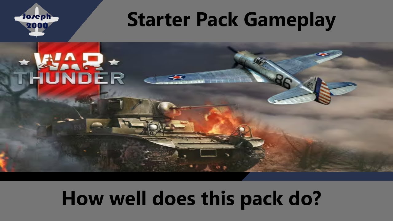 War Thunder: US Starter Pack Gameplay. - YouTube
