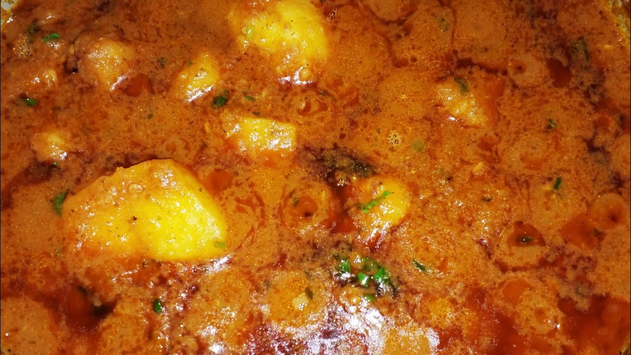 VIAZI ROJO/ROSTI LA VIAZI/HOW TO MAKE DELICIOUS POTATO CURRY/CURRY ...