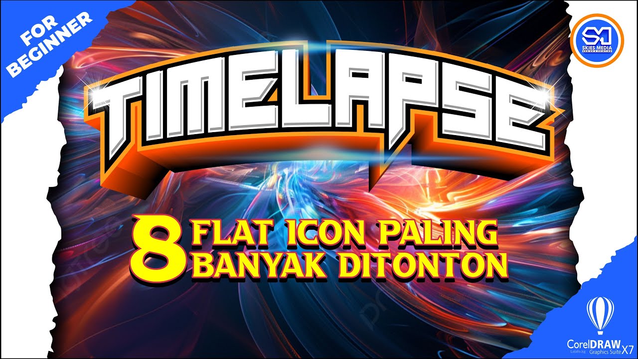 Tutorial Membuat Flat Icon Paling Banyak Di Tonton | CorelDRAW - YouTube