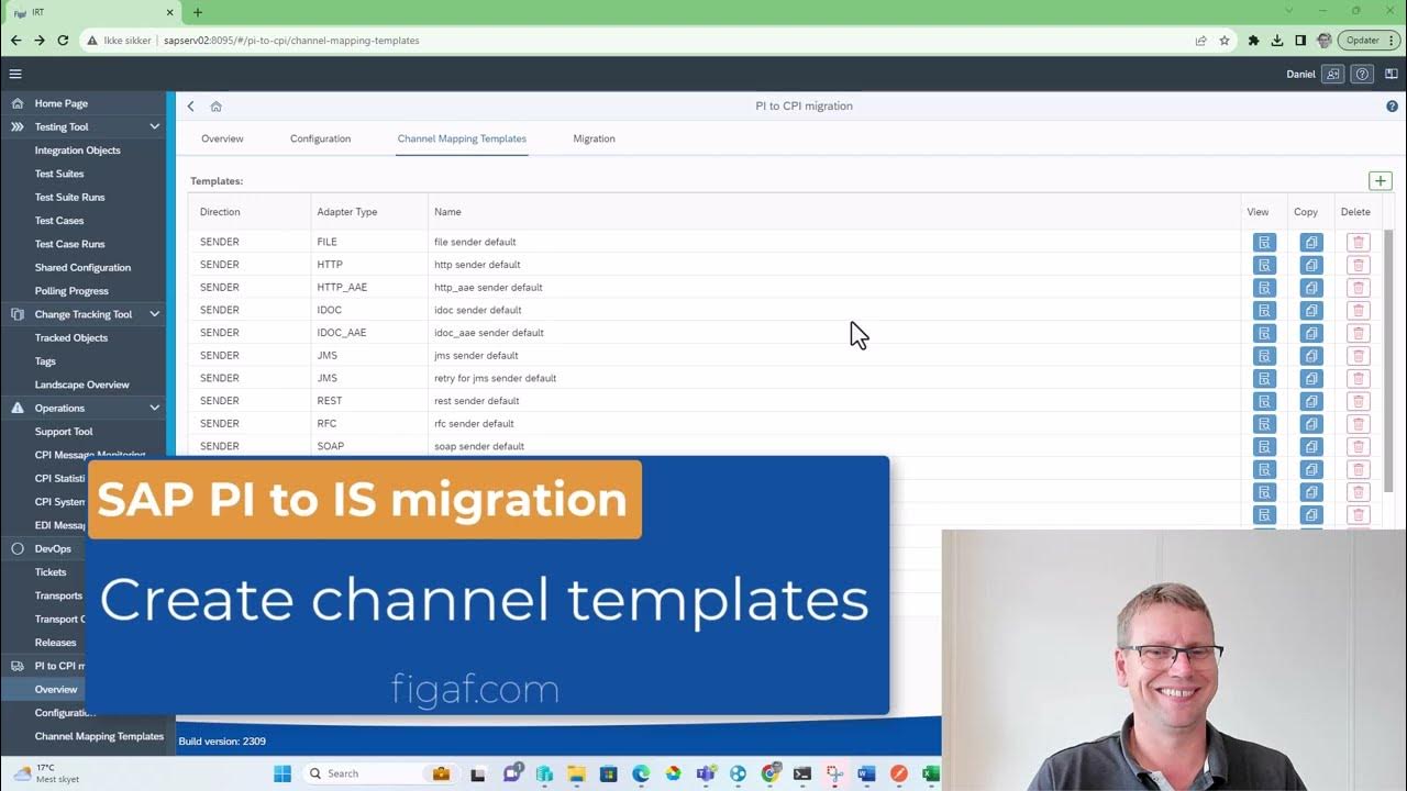 Create SAP PI to Integration Suite migration Channel templates - YouTube