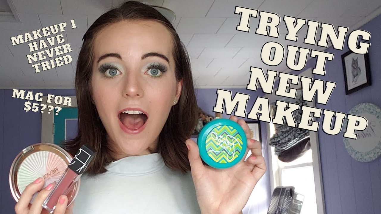 TRYING OUT NEW (to me) MAKEUP | MAC, Nars, Makeup Revolution - YouTube