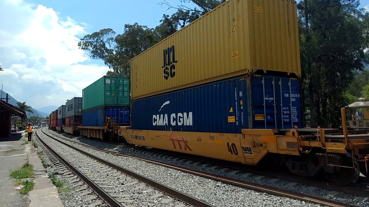 FSRR#4833 Intermodal México - Veracruz - YouTube