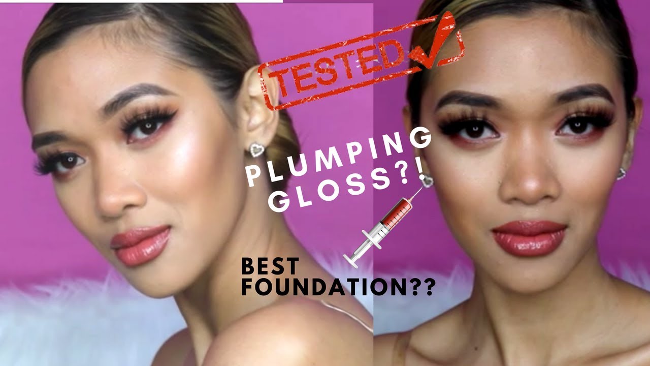 WUNDER2 COVERPROOF FOUNDATION?? + LIP PLUMPING GLOSS REVIEW - YouTube