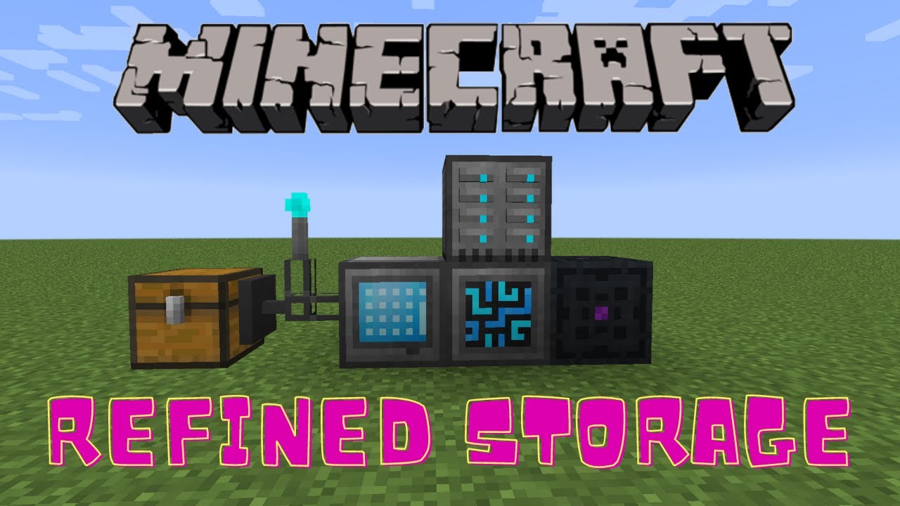 Minecraft REFINED STORAGE Podstawy wireless network, external storage ...