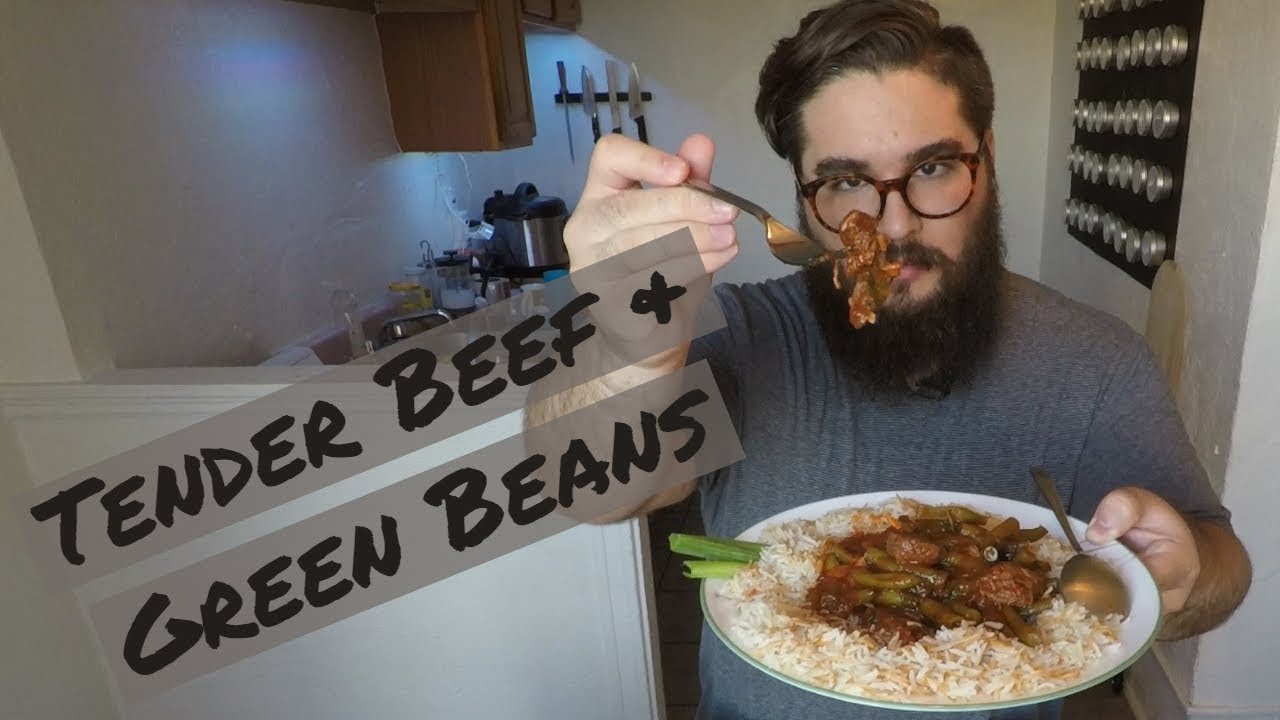 Syrian braised beef & Green Beans one-pot stew | Fasoolya | فاصوليا ...