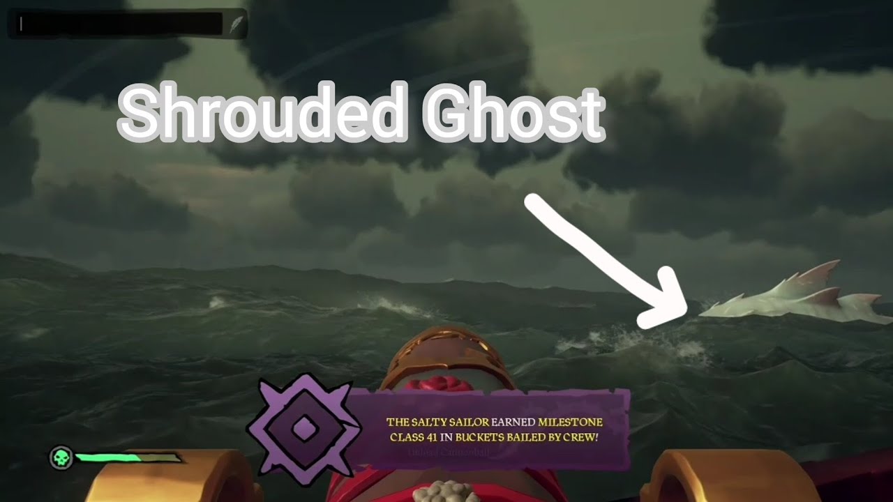 killing the shrouded ghost in sea of thieves!! - YouTube