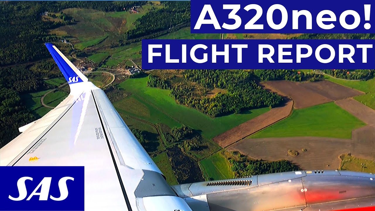 SAS A320neo Stockholm Malmo Economy TRIP REPORT - YouTube