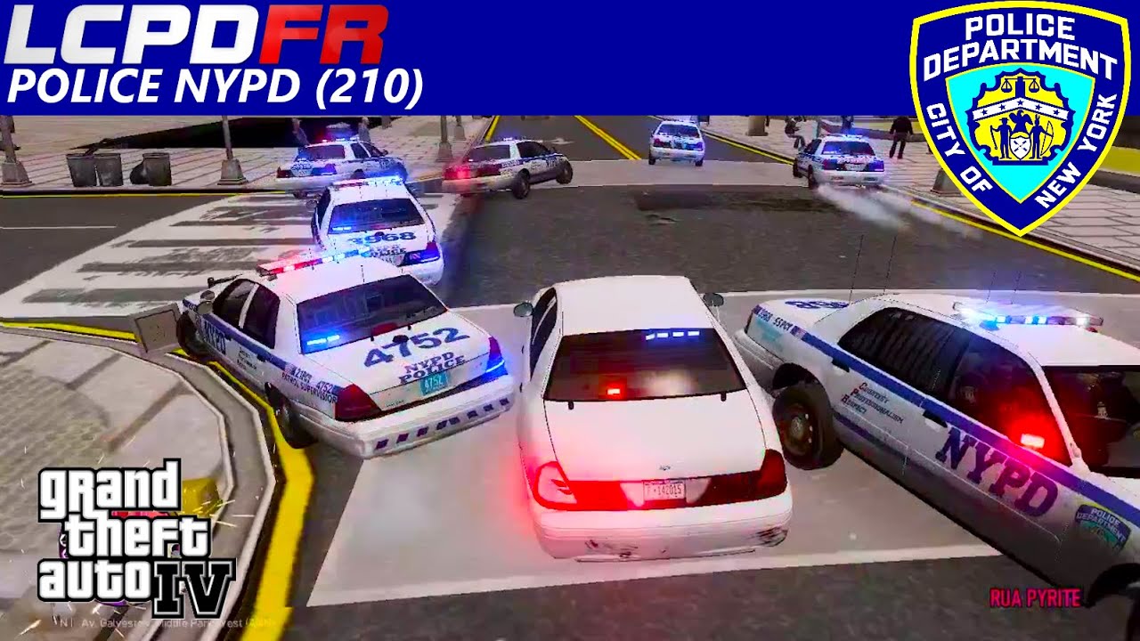 GTA 4 EFLC MOD LCPDFR 1.0 POLICE NYPD PATROL MANHATTAN CENTRAL PARK ...