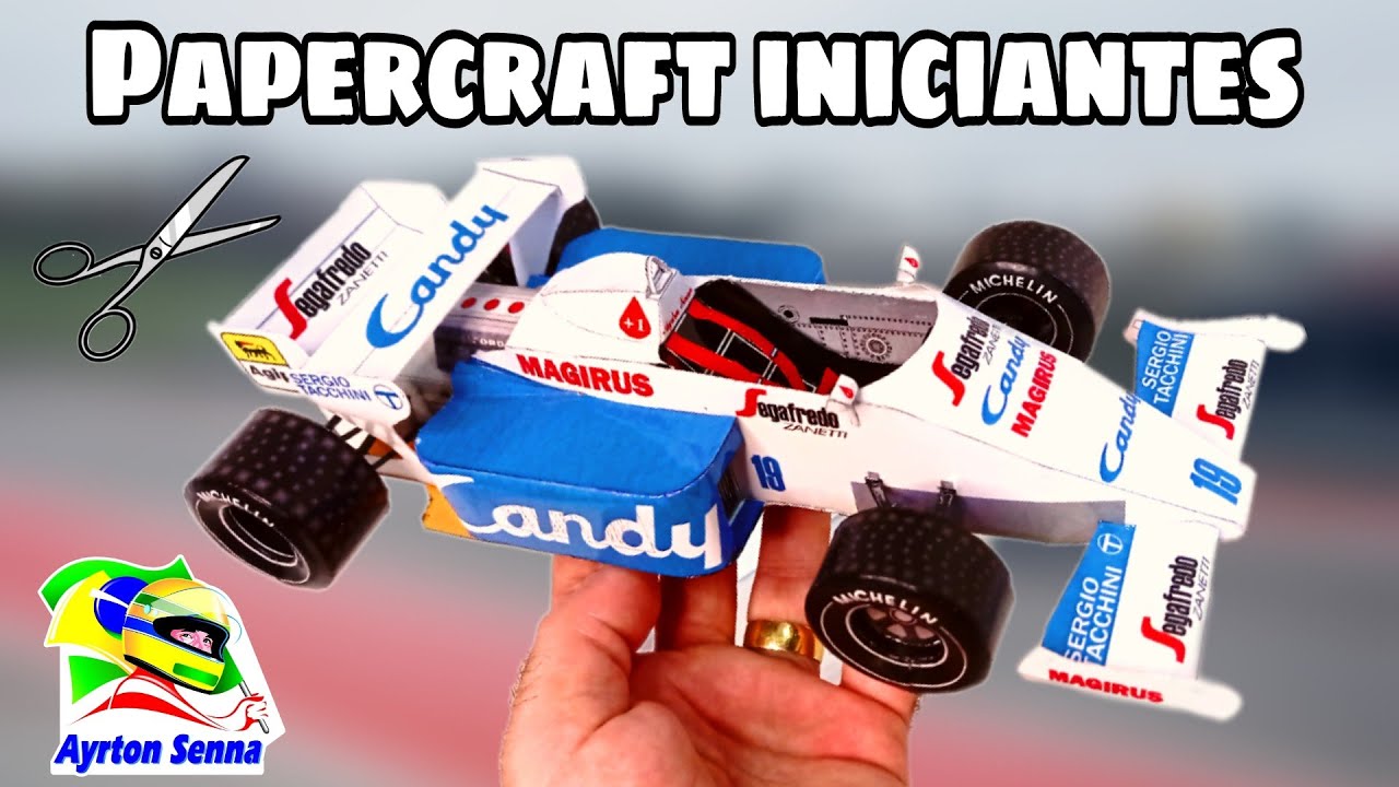 Toleman TG 184 do Ayrton Senna Feita de Papel, Papercraft para ...