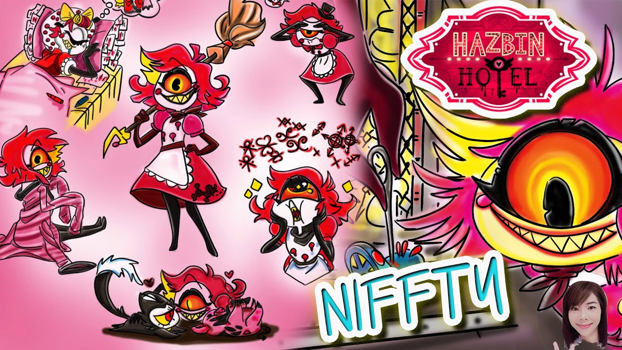 Niffty !! l ตัวการ์ตูนปีศาจสาวใช้ตาเดียว ใน Hazbin Hotel !! l ประวัติ ...