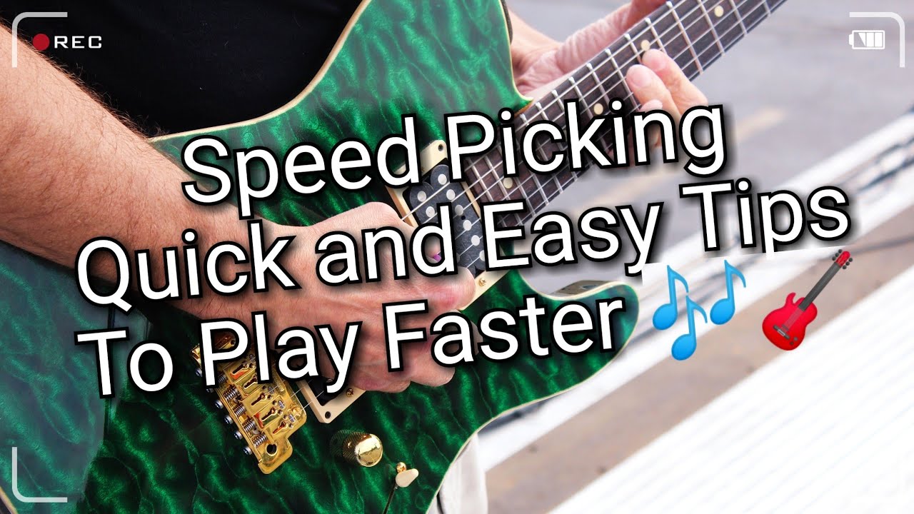 Speed Picking | How To Pick Fast Guitar Lesson | Try This To Improve ...