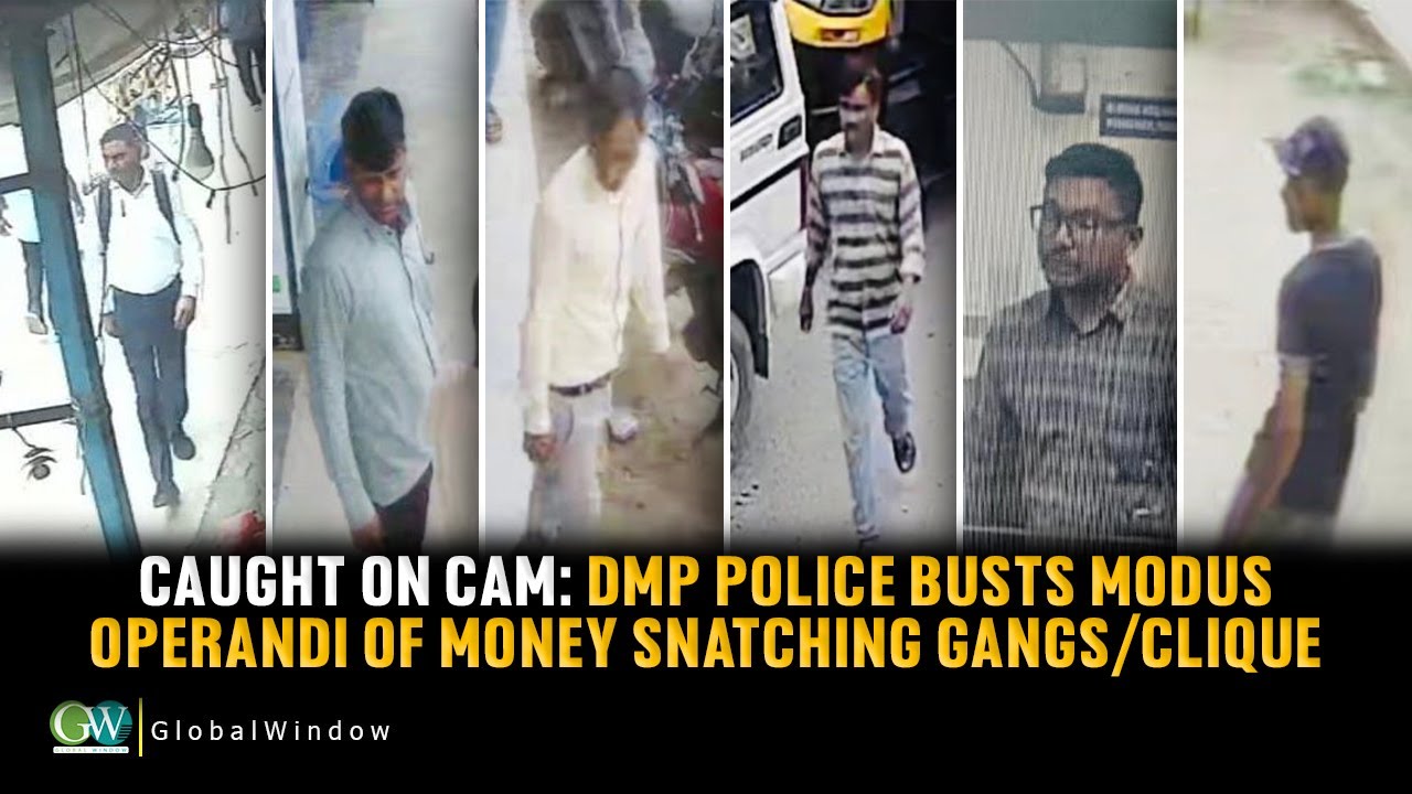 CAUGHT ON CAM: DMP POLICE BUSTS MODUS OPERANDI OF MONEY SNATCHING GANGS ...