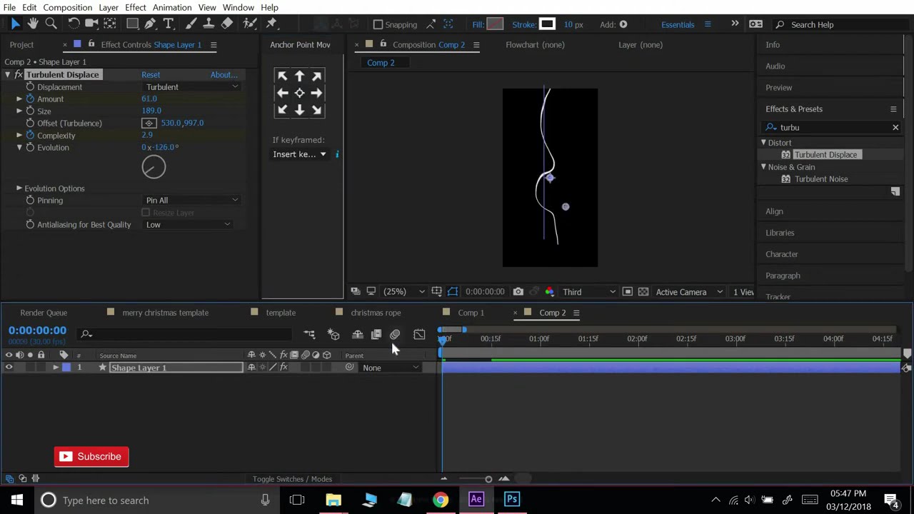 How To Animated Drop A Text With Rope In After Effect Christmas And How To Animated Drop A Text With Rope In After Effect Christmas And