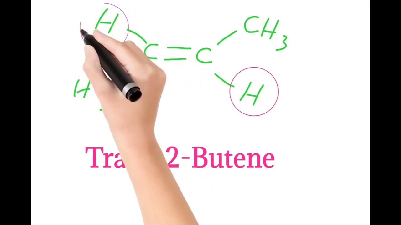 How to draw cis and trans 2 Butene | structure of cis and trans 2 Butene isomers - YouTube