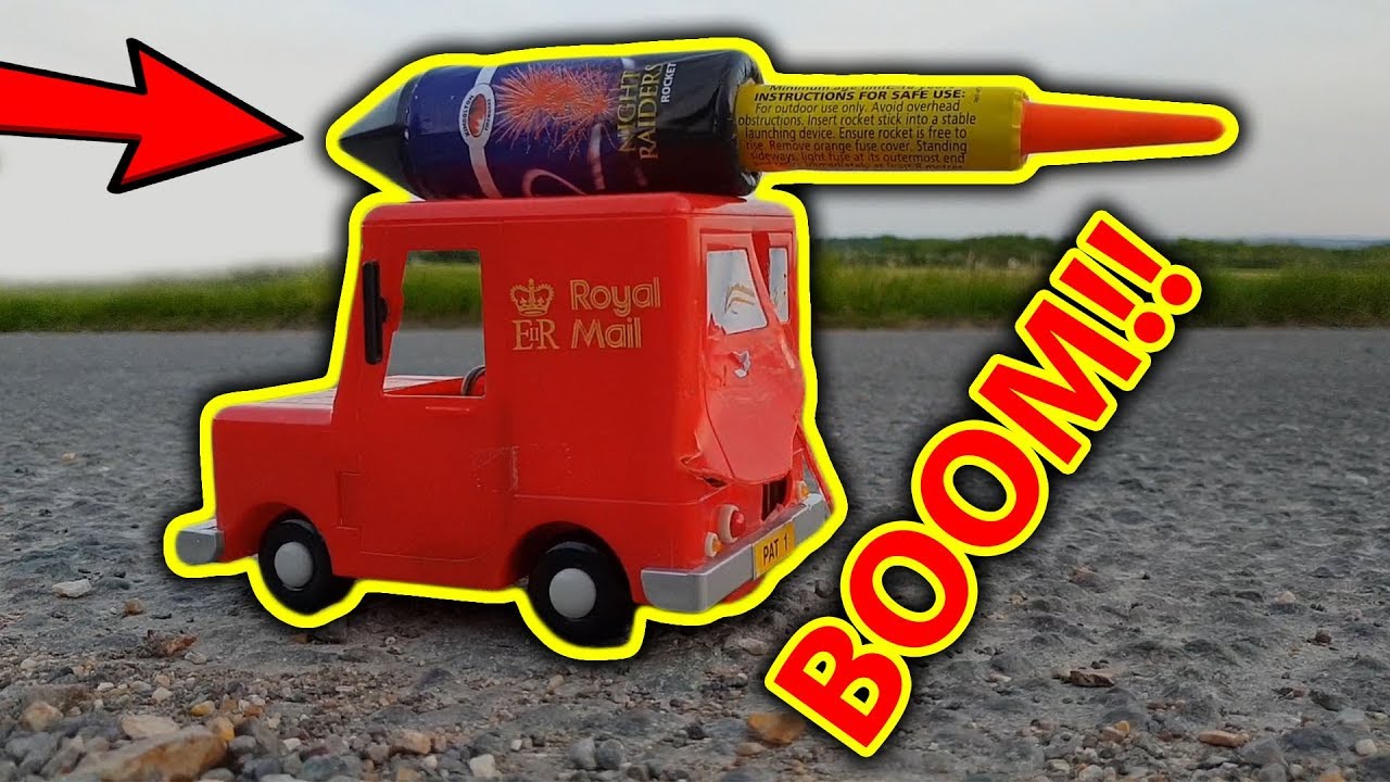Rocket Powered Postman Pat VAN - FAIL!! - YouTube